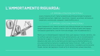 L'ammortamento | PDF