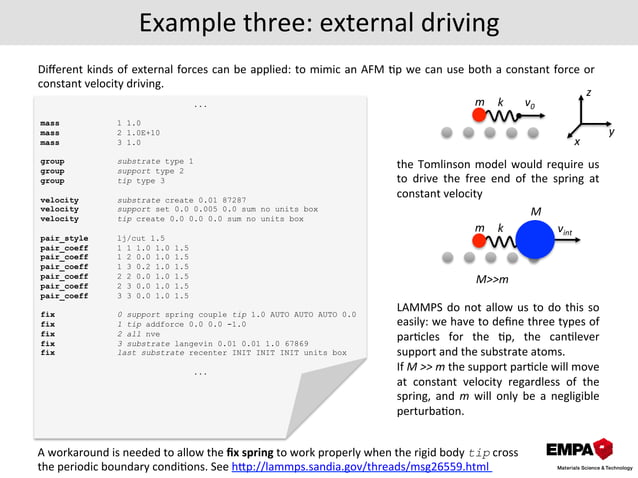 Non-equilibrium molecular dynamics with LAMMPS | PDF | Chemistry | Science