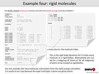 Non-equilibrium molecular dynamics with LAMMPS | PDF