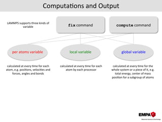 Non-equilibrium molecular dynamics with LAMMPS | PDF