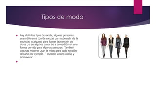 La moda actual | PPTX