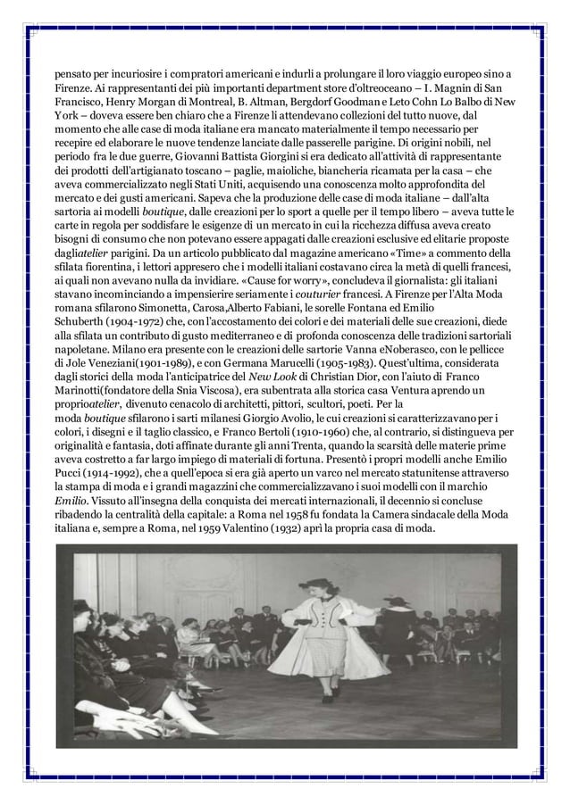 La moda italiana | DOCX