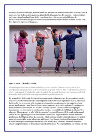 La moda italiana | DOCX