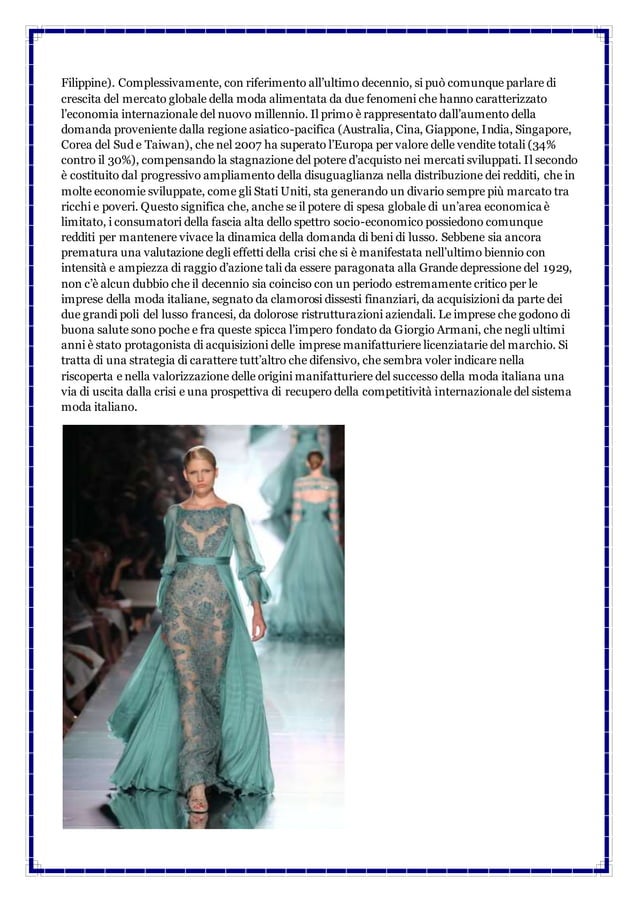 La moda italiana | DOCX