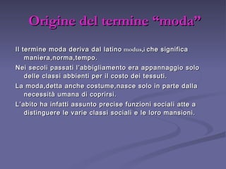 La Moda Presentazione | PPT