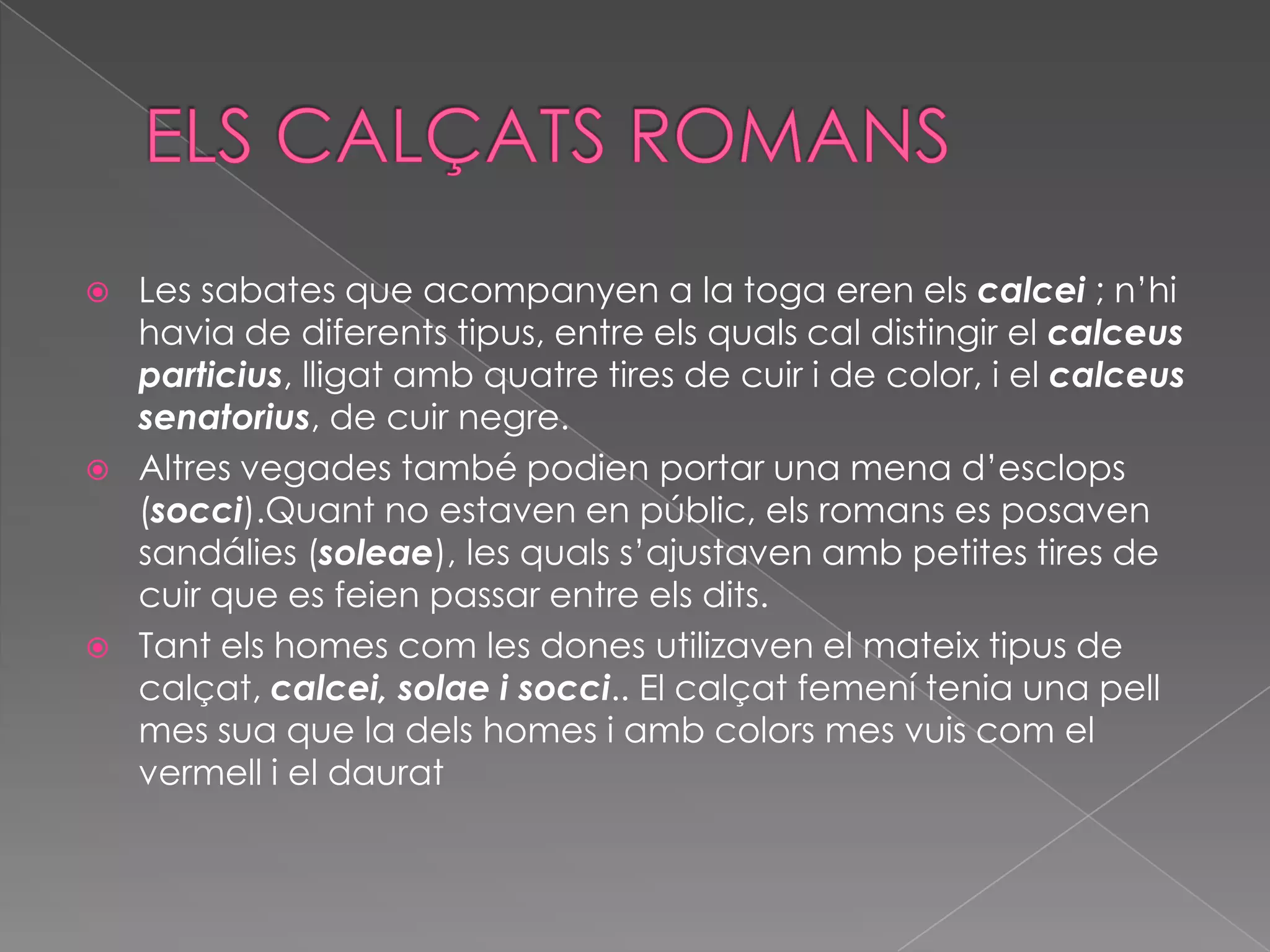 La Moda Romana | PPTX