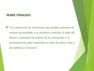 La Moneda Teoría De Marx Pdf