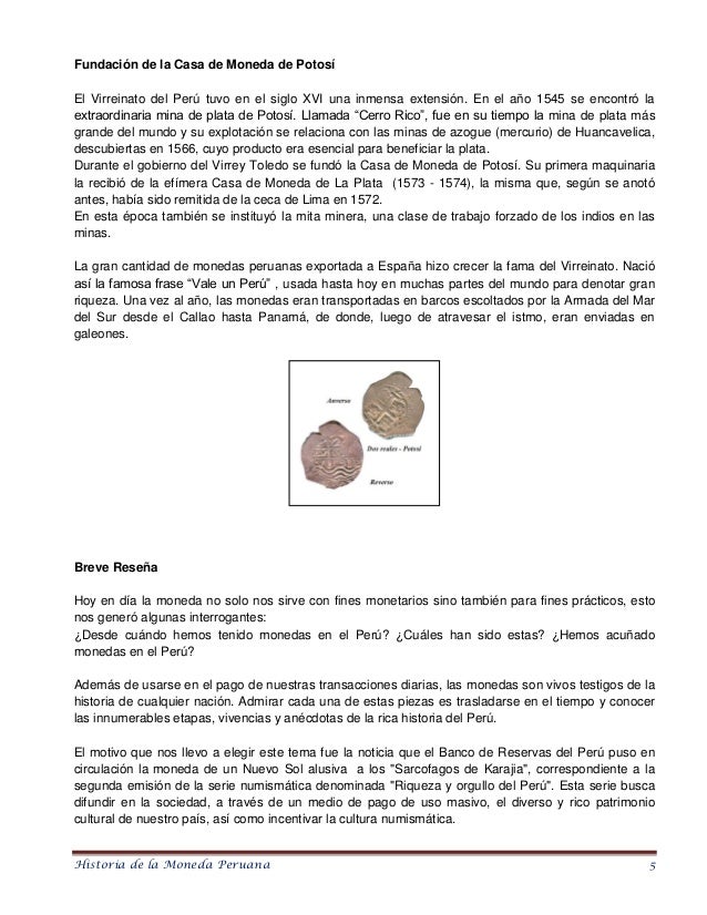 La Historia De La Moneda Peruana - creditoclasga
