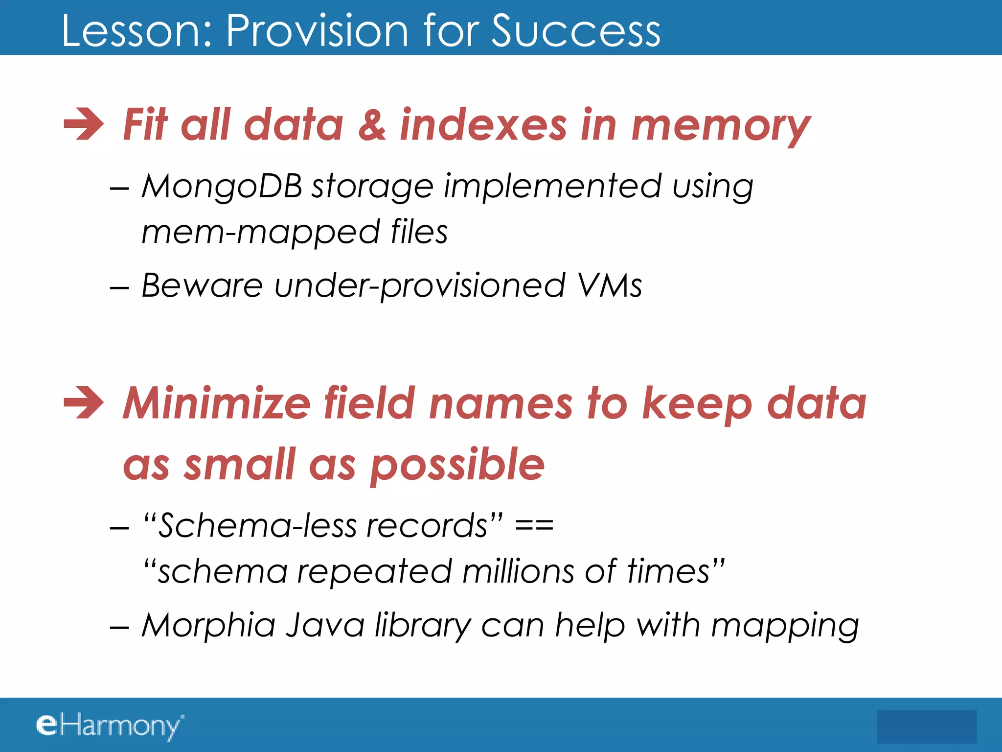 Letters from the Trenches: Lessons Learned Taking MongoDB to Production ...