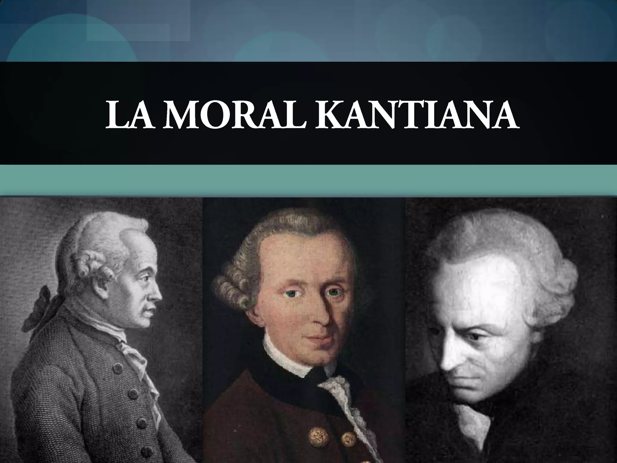 La moral kantiana | PPTX
