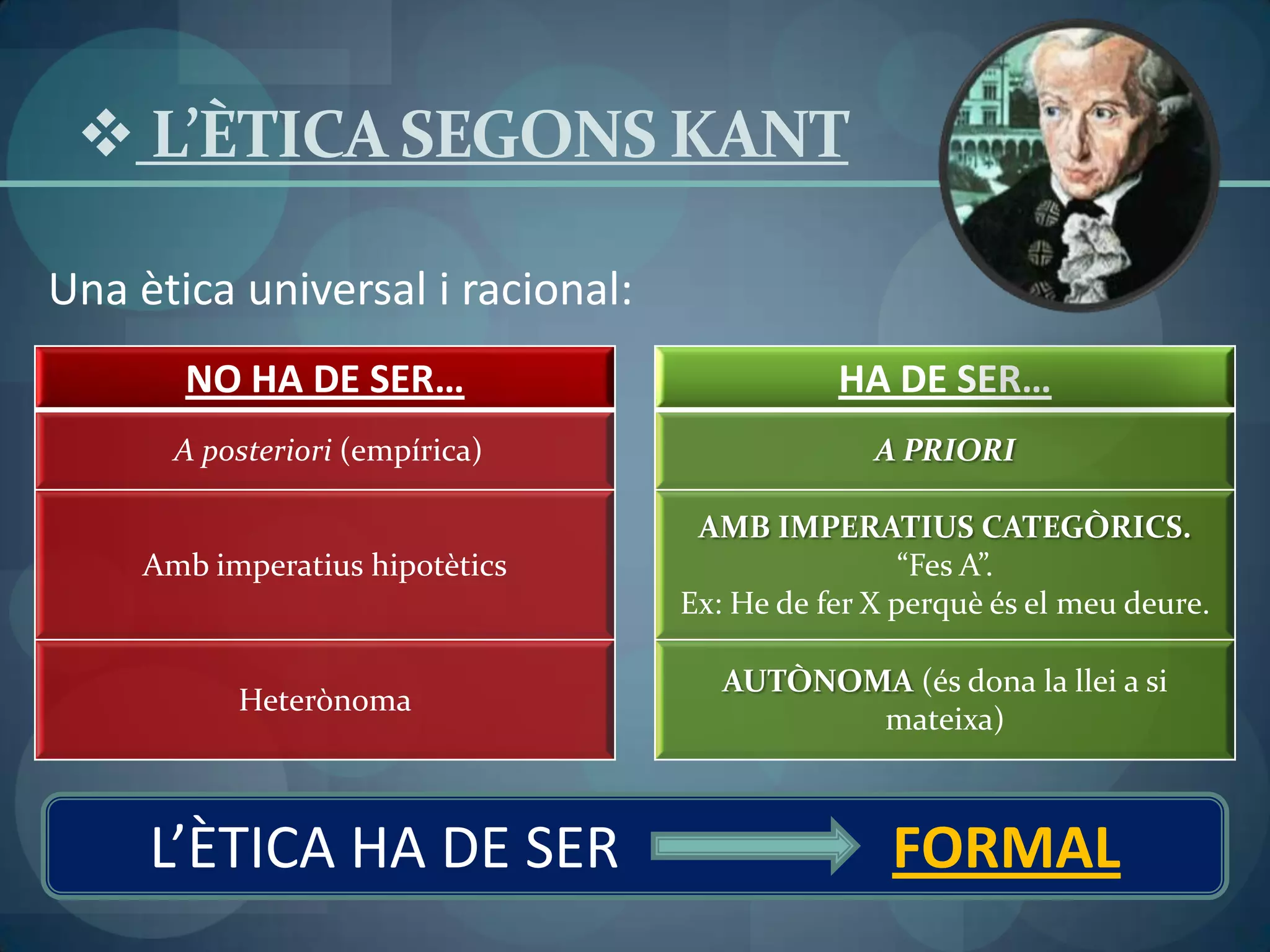 La moral kantiana | PPTX