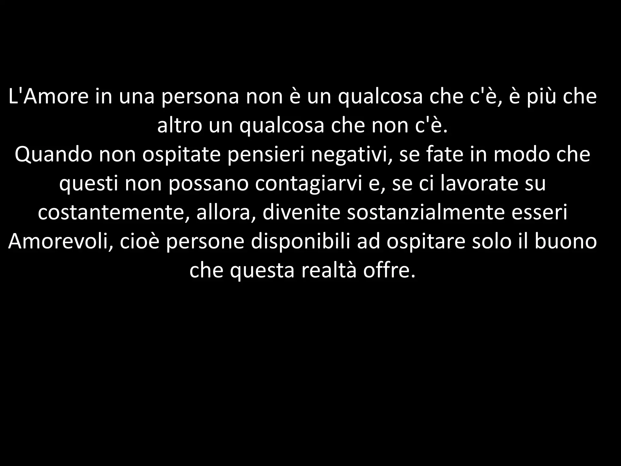 L'amore è qualcosa che non c'è | PPTX