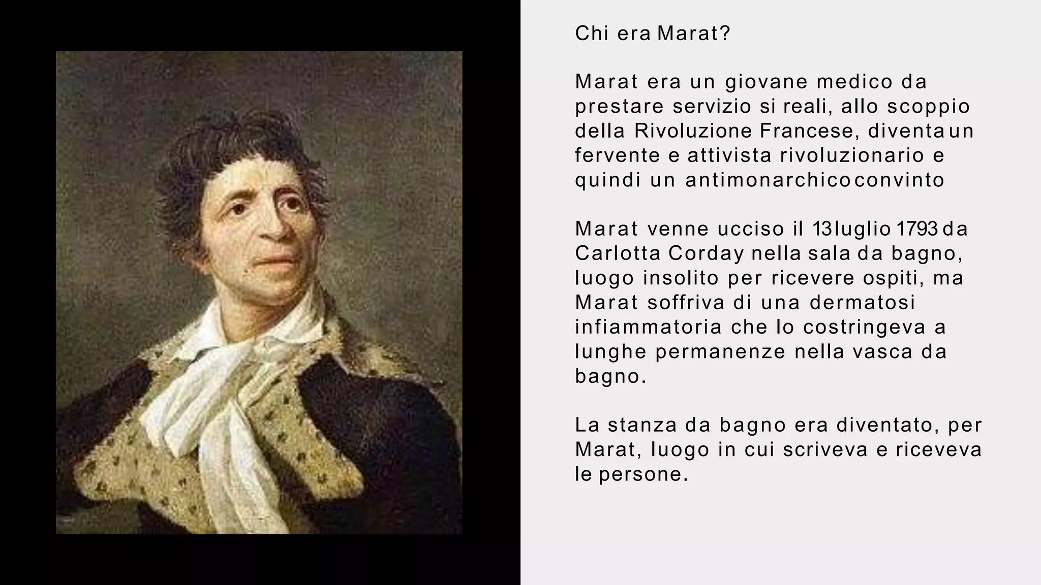 La morte di Marat - Il Neoclassicismo | PPTX