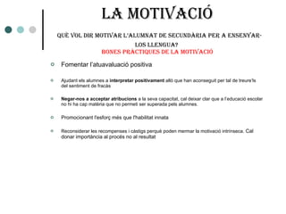 La motivació | PPT