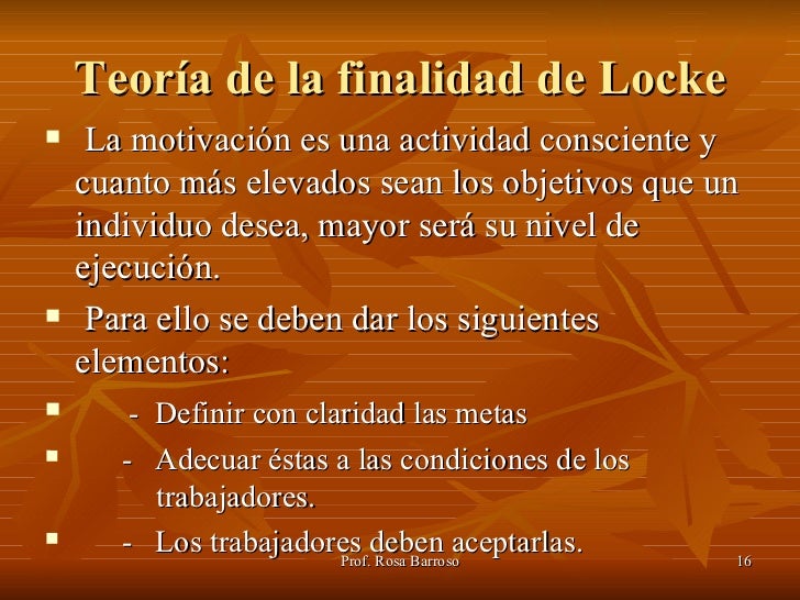 La Teoría de la Finalidad de Locke: Descubre su Importancia en la ...