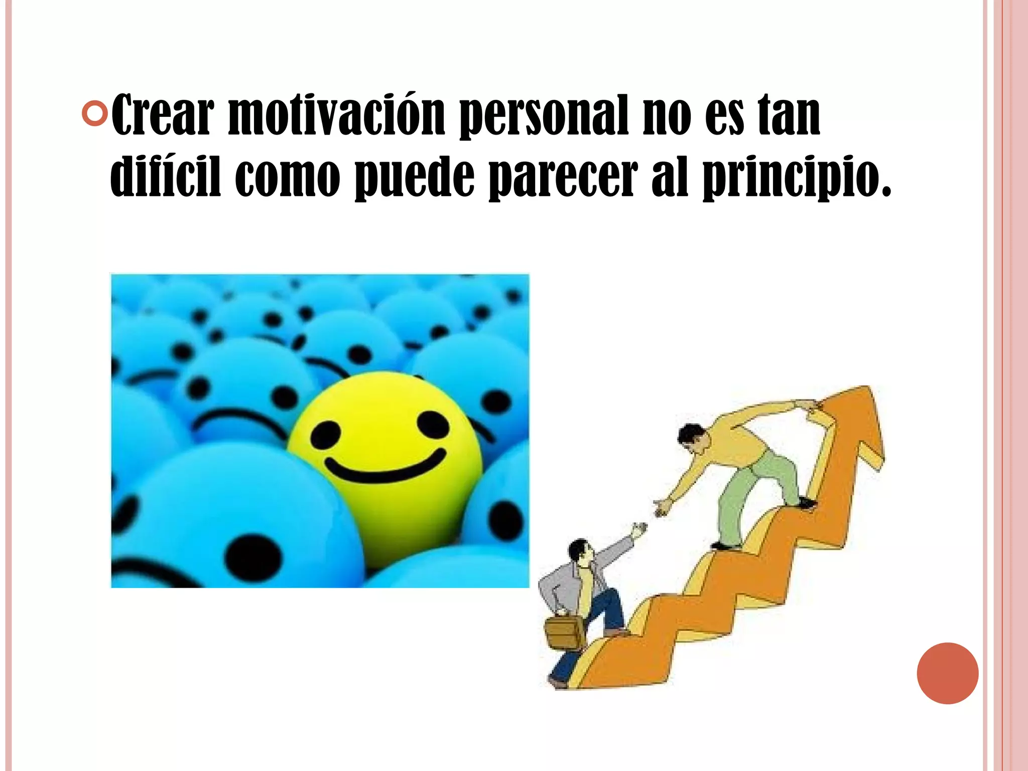 La motivación personal | PPT