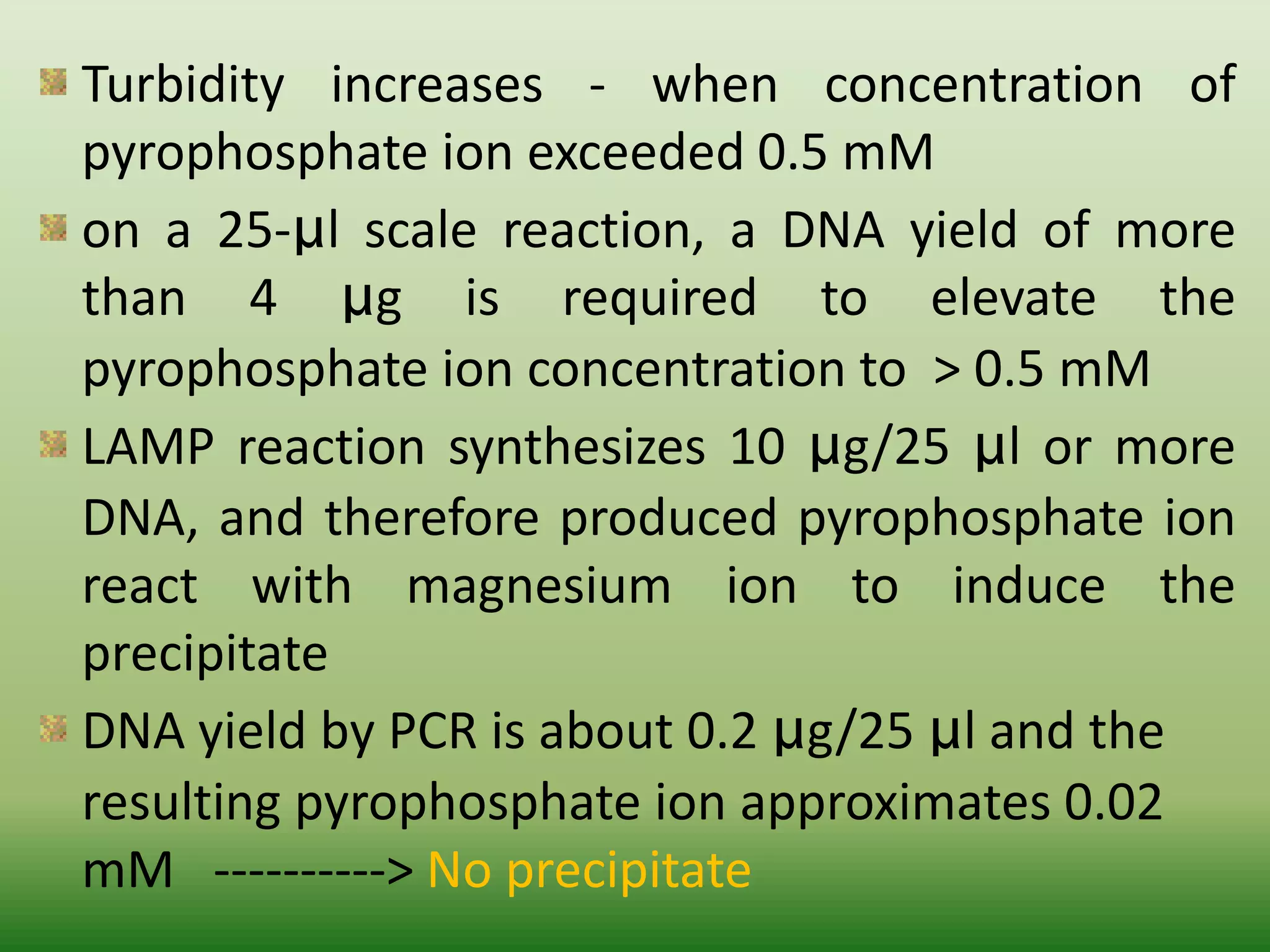 LAMP (Loop Mediated Isothermal Amplification) | PPTX