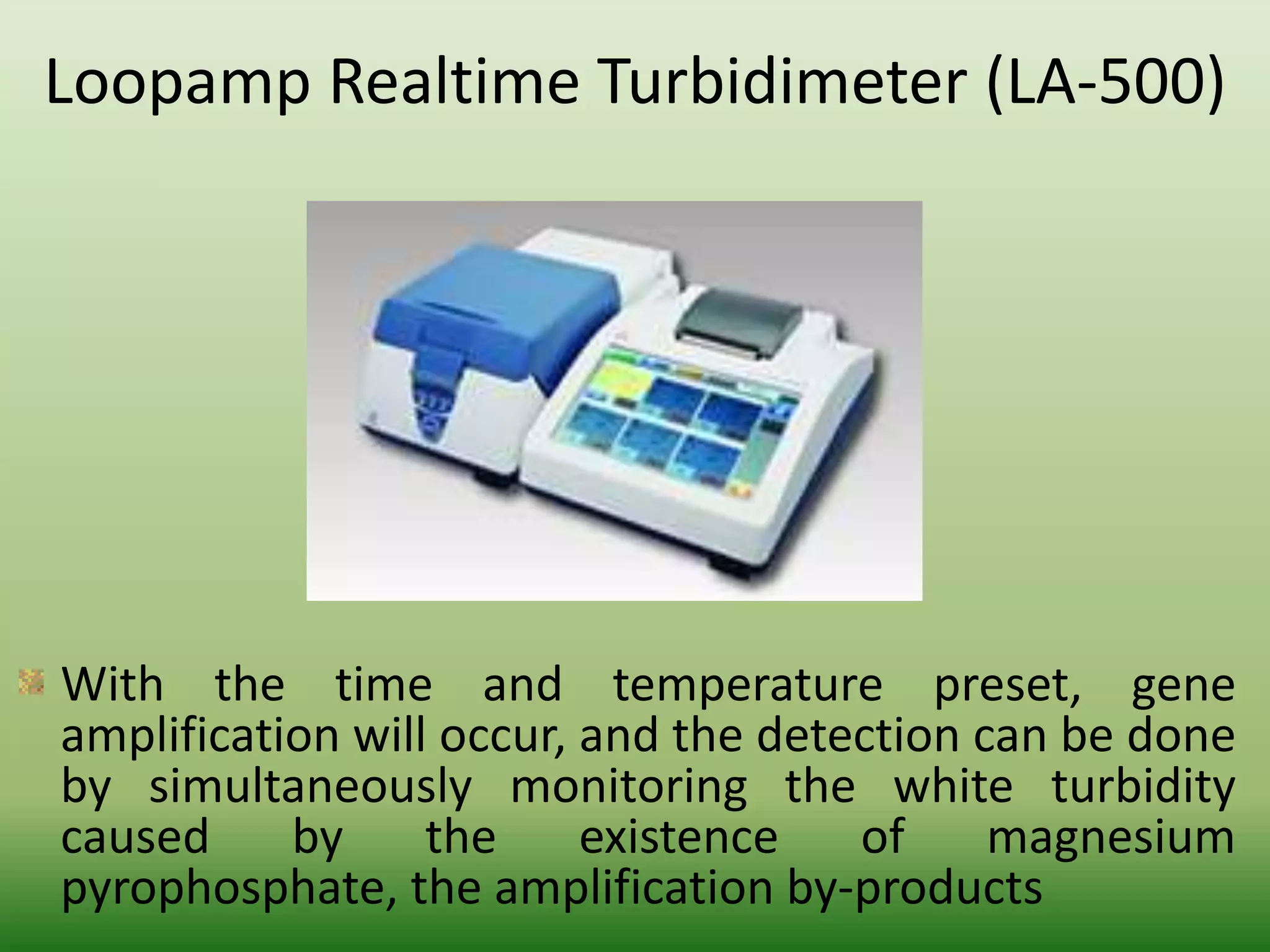 LAMP (Loop Mediated Isothermal Amplification) | PPTX | Infectious Diseases | Diseases and Conditions