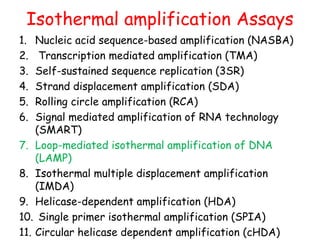 LAMP- Daignostic assay | PPTX | Chemistry | Science