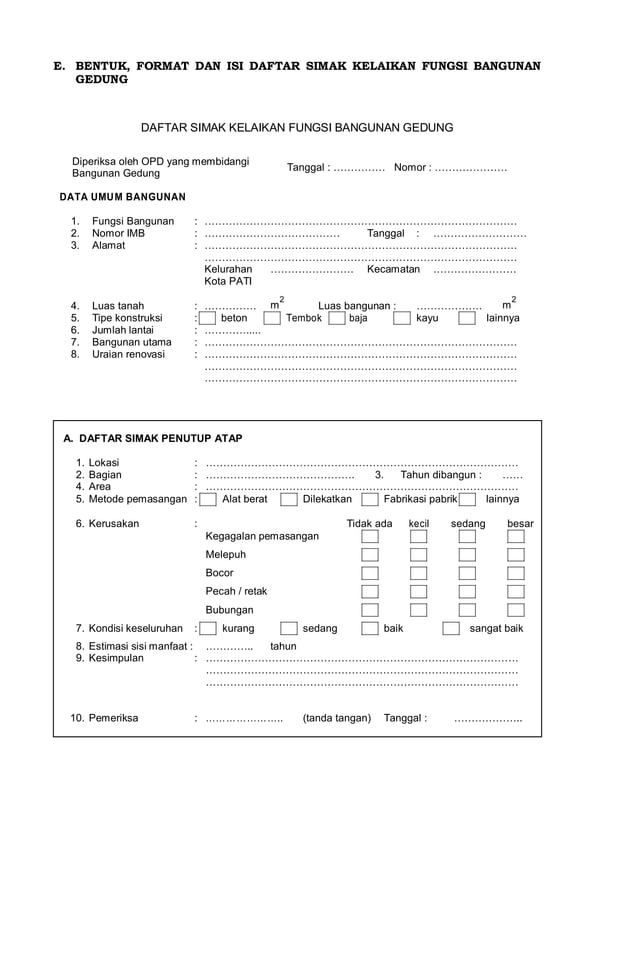 Lamp perbup-61-th-2017-sertifikat-laik-fungsi-bangunan-gedung | PDF
