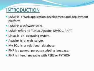 LAMP TECHNOLOGY | PPTX