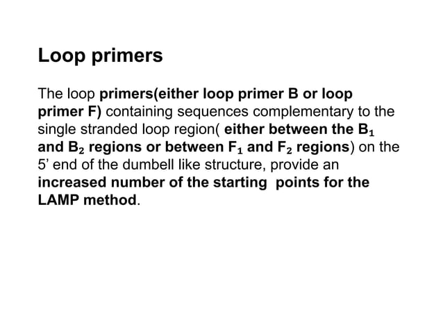 Loop Mediated Isothermal Amplification | PPTX | Chemistry | Science