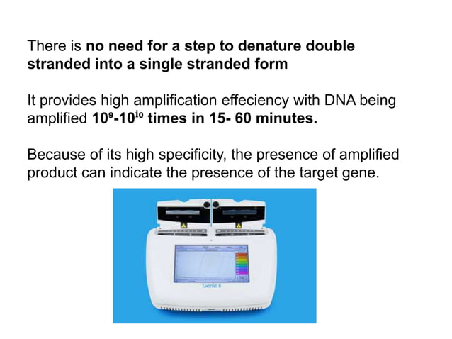 Loop Mediated Isothermal Amplification | PPTX | Chemistry | Science