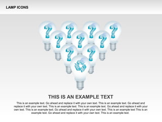 Lamp Icons and Shapes | PPT