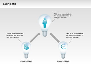 Lamp Icons and Shapes | PPT