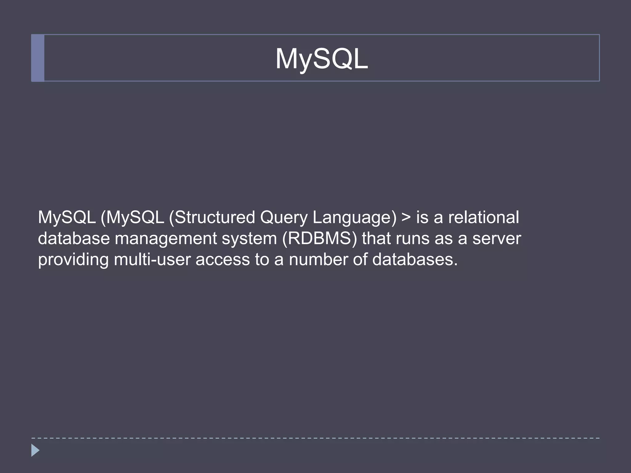 Lamp introduction in Fedora | PPTX | Programming Languages | Computing