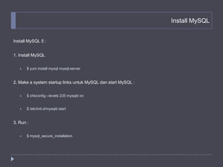 Lamp introduction in Fedora | PPTX | Programming Languages | Computing