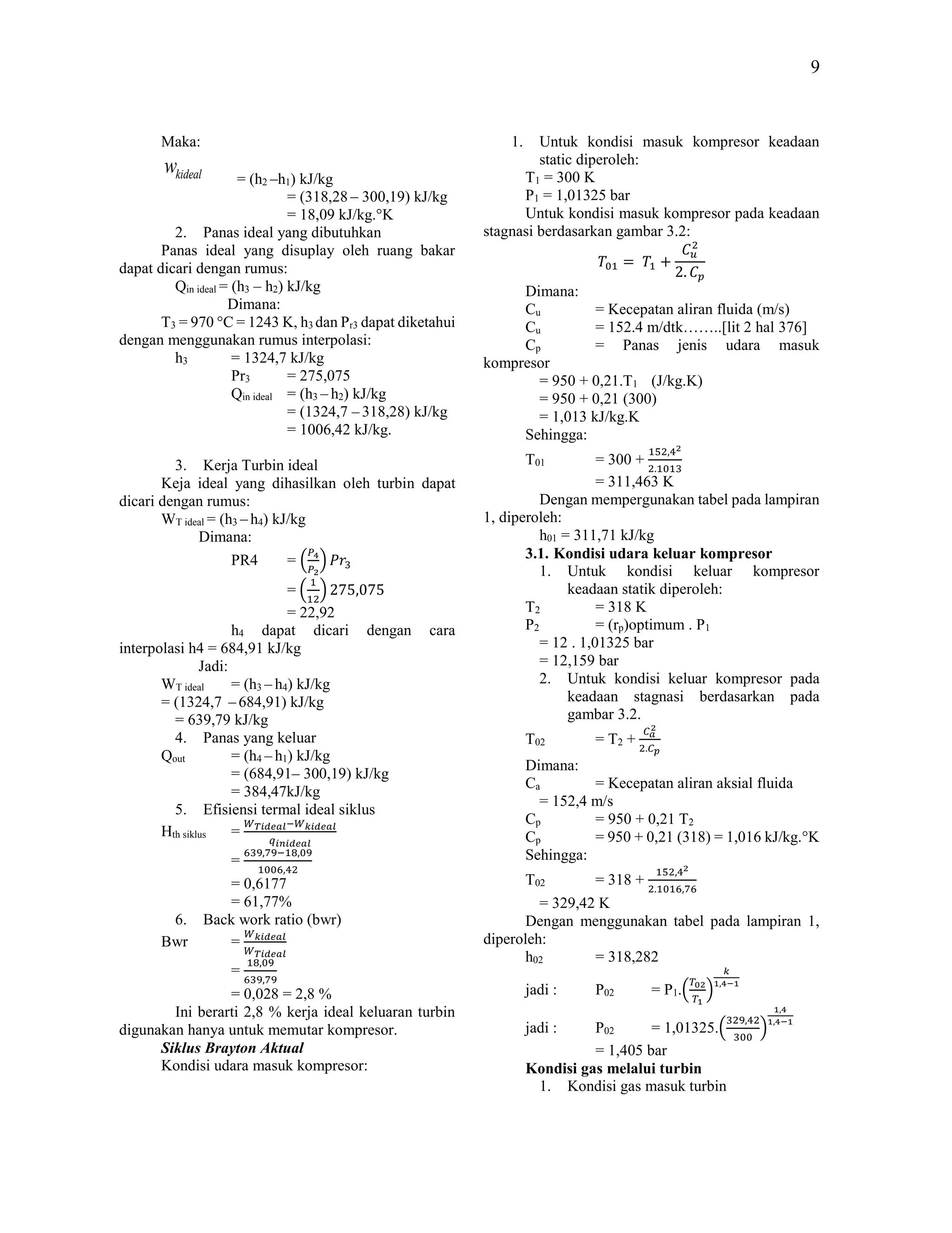 Perancangan Turbin Gas Berbahan Bakar Biogas | PDF
