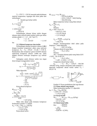 Perancangan Turbin Gas Berbahan Bakar Biogas | PDF