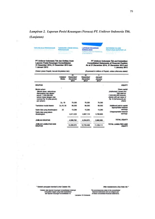 Laporan keuangan dan profil perusahaan unilever tahun2022 2023 | PDF
