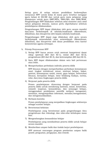 Lampiran permendikbud-no-103-tahun-2014(1) | PDF