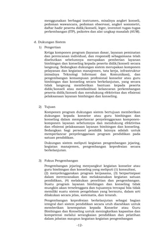 Permendikbud no 111 tahun 2014 tentang bimbingan dan konseling | PDF