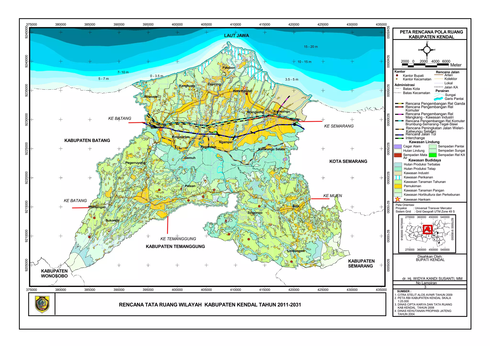 Lampiran peta-rencana-pola-ruang Kab.Kendal | PDF
