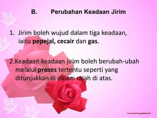 Teori Kinetik Jirim / Kinetic Theory of Matter | PPTX