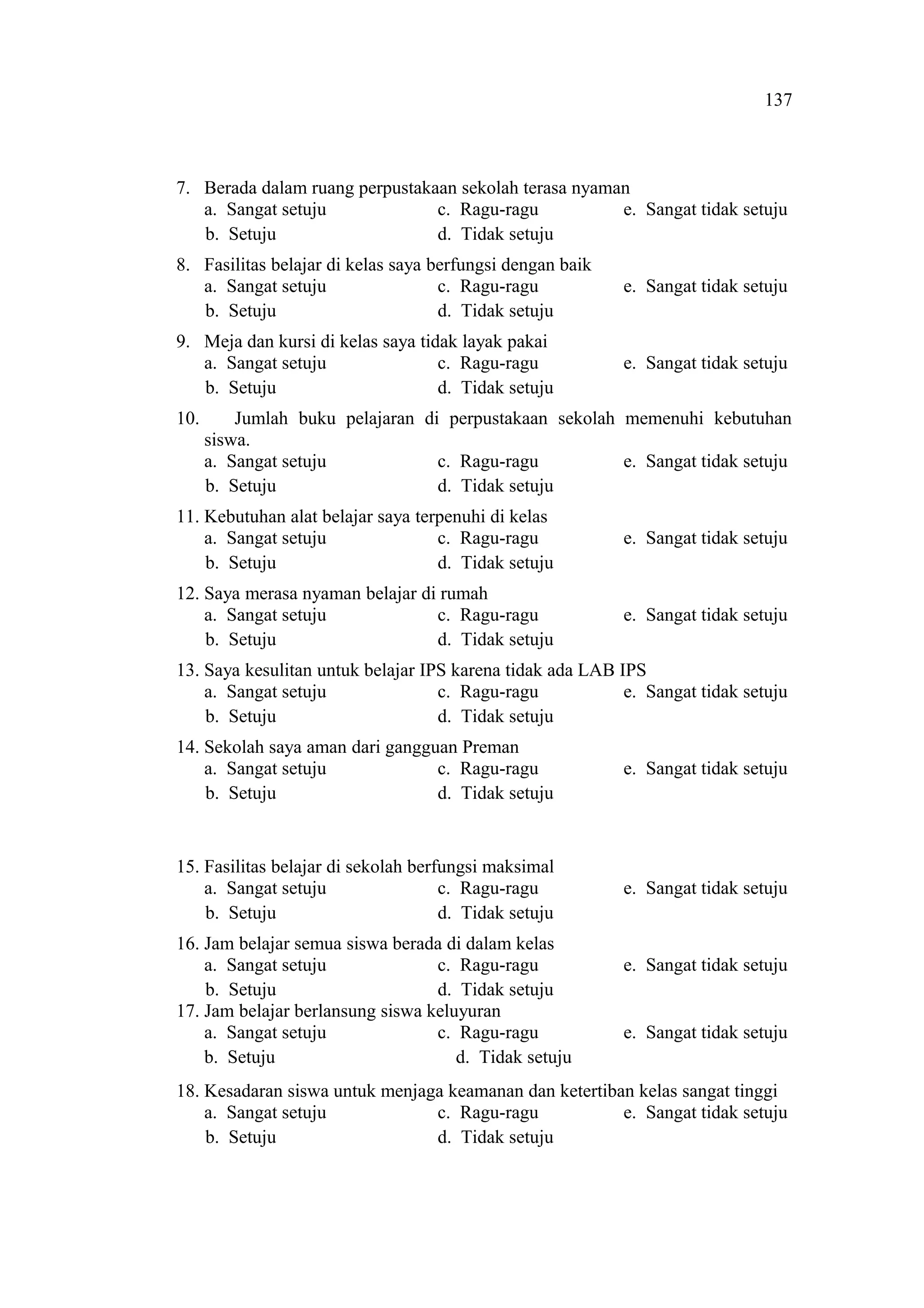 Lampiran 1 instrumen uji coba | DOC