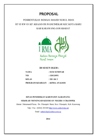 Contoh Lampiran Proposal Ikatan Remaja Masjid | DOCX