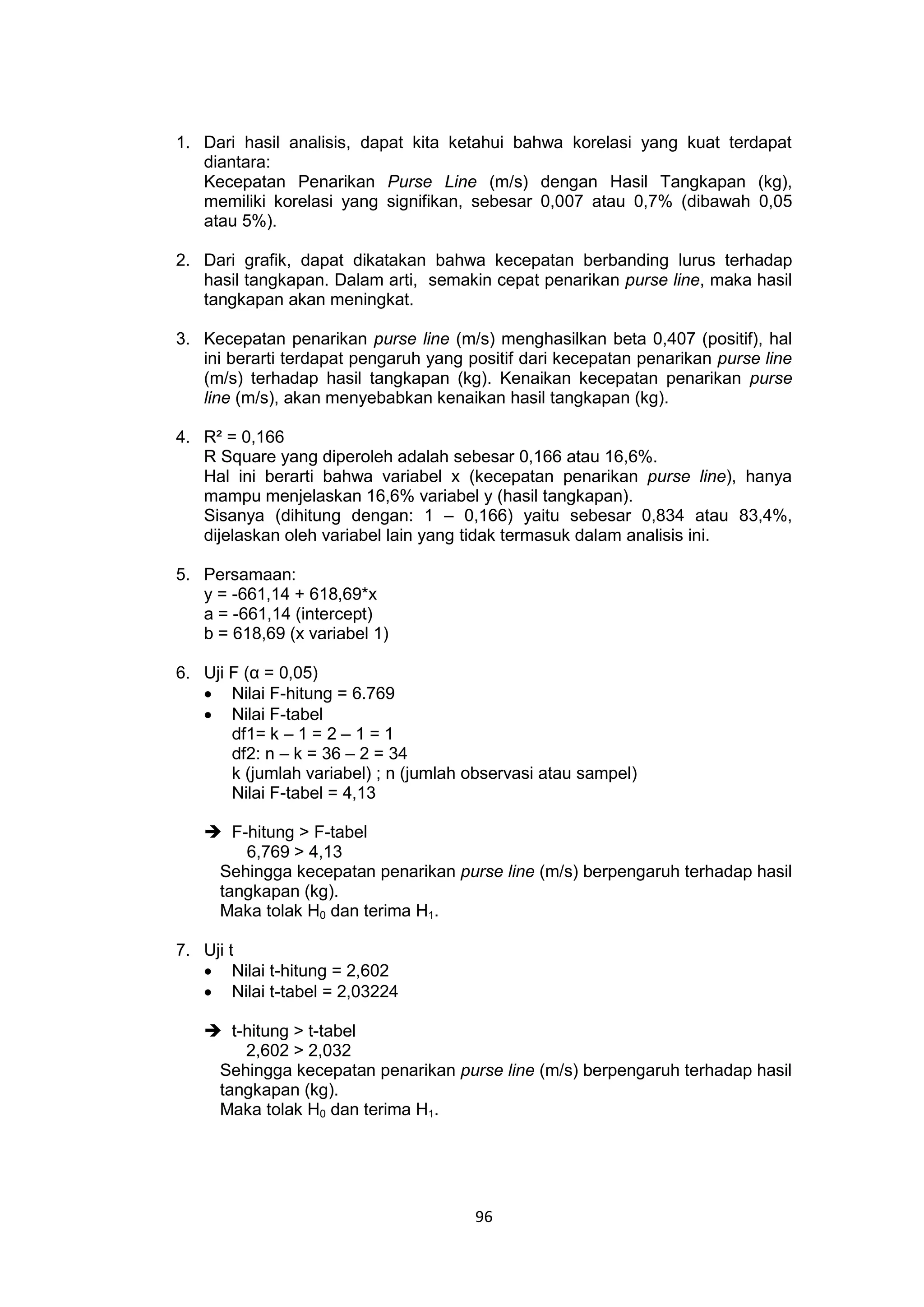 Lampiran 6 & 7 Data Hasil Tangkapan (kg) Berdasarkan Kecepatan ...