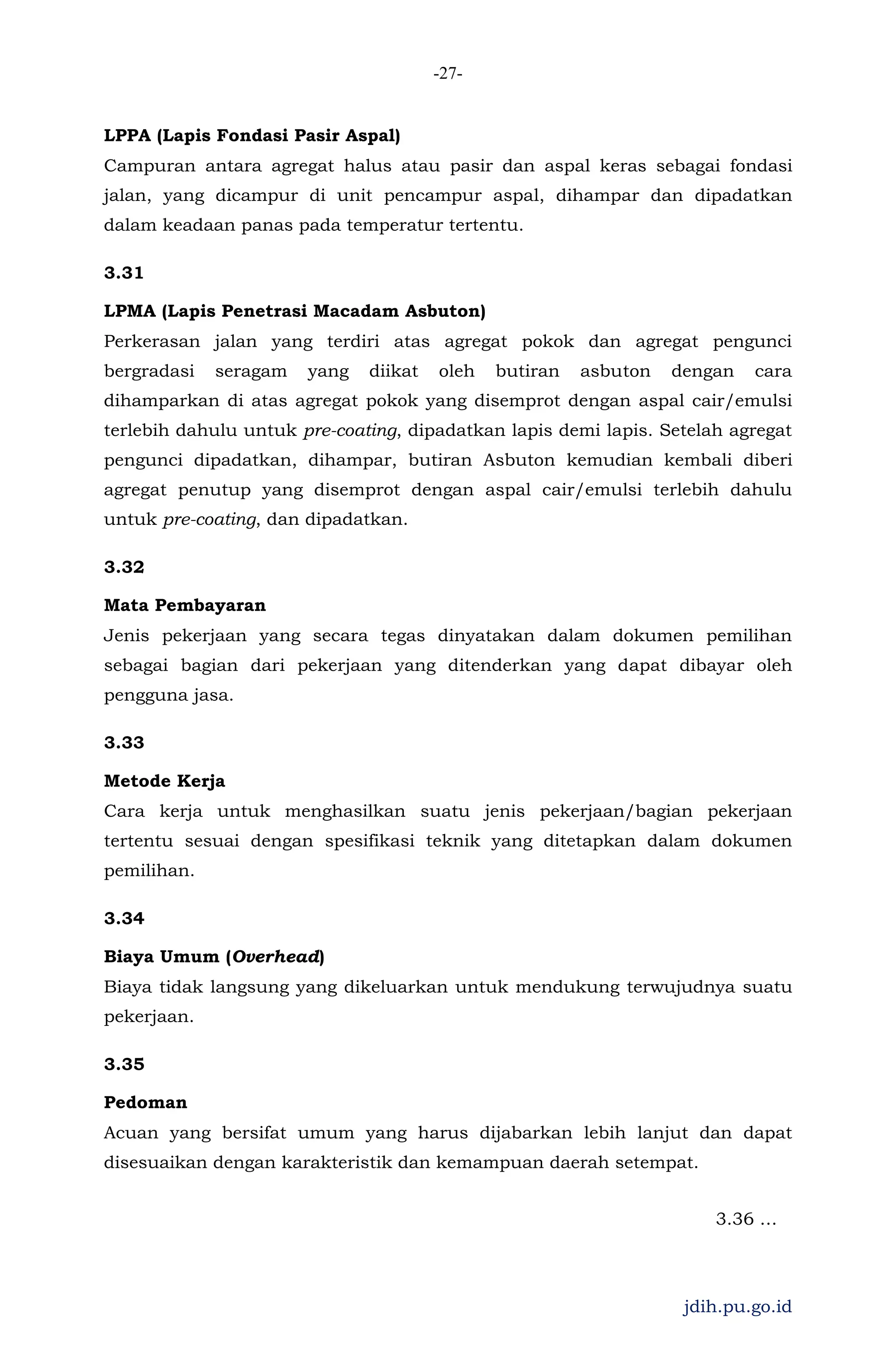 ANALISIS HARGA SATUAN PEKERJAAN (AHSP) | PDF
