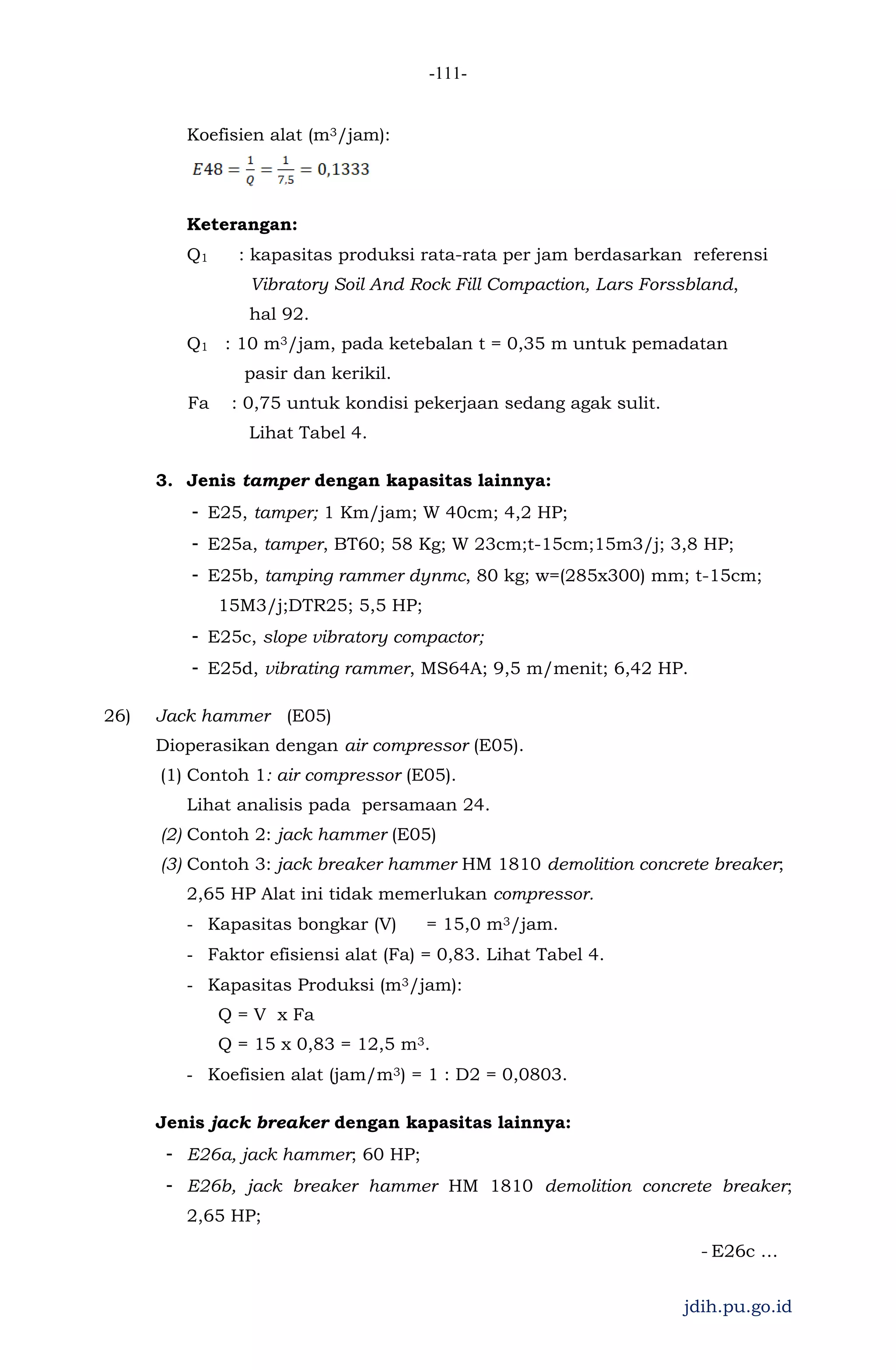 ANALISIS HARGA SATUAN PEKERJAAN (AHSP) | PDF