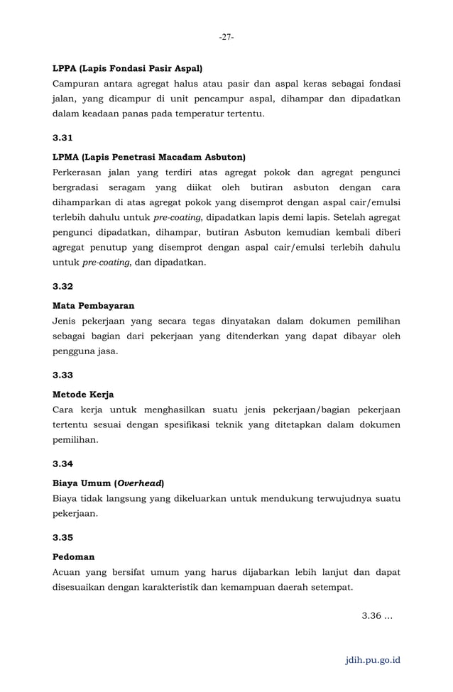ANALISIS HARGA SATUAN PEKERJAAN (AHSP) | PDF