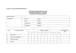 Lampiran Buku Pedoman KKN.docx