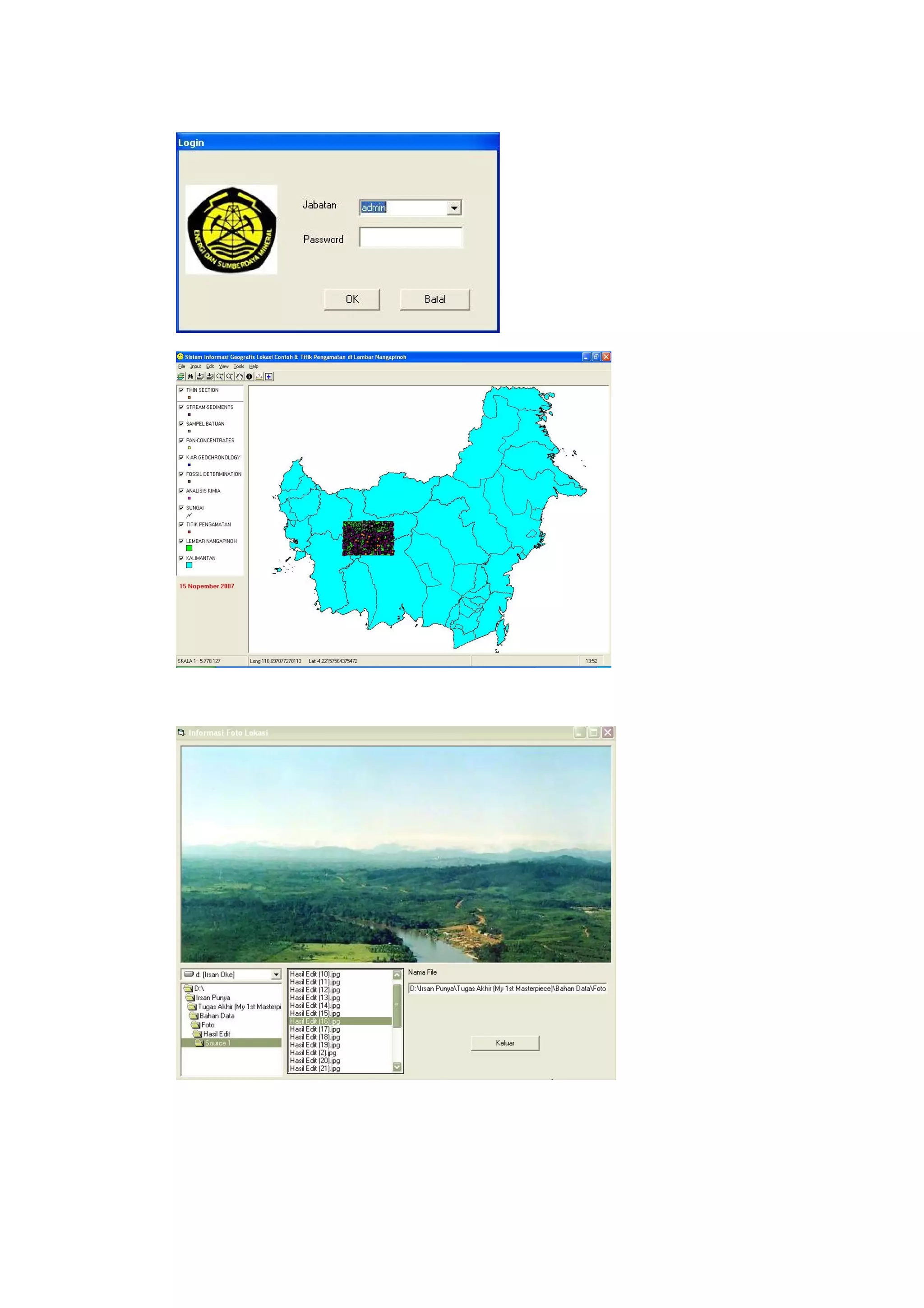 Lampiran c (tampilan program) | DOC