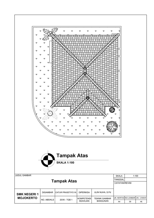 Gambar Kerja Rumah 2 Lantai (Gambar Arsitektural, Mekanikal Elektrikal ...