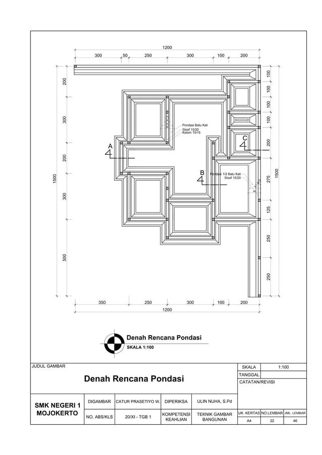 Gambar Kerja Rumah 2 Lantai (Gambar Arsitektural, Mekanikal Elektrikal ...