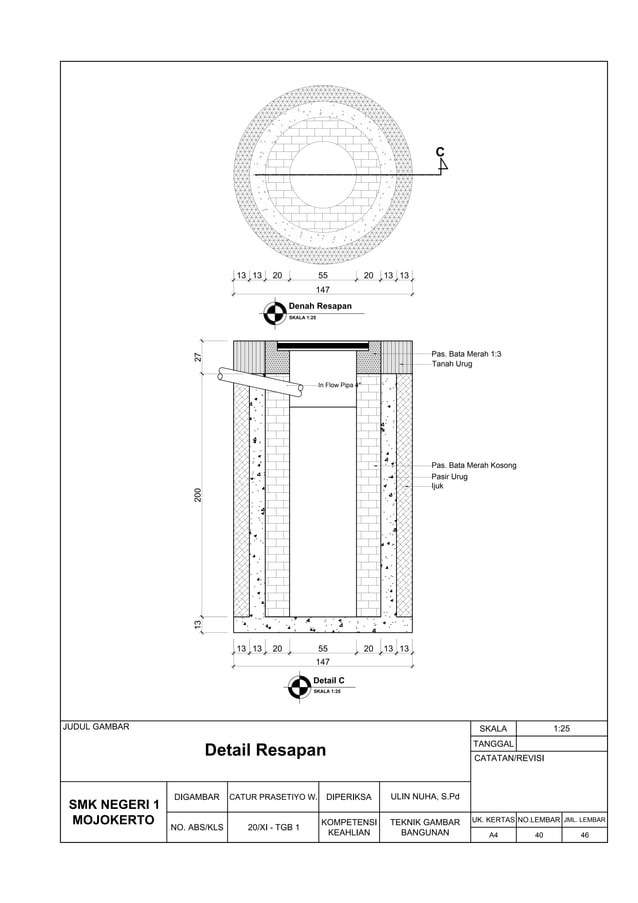 Gambar Kerja Rumah 2 Lantai (Gambar Arsitektural, Mekanikal Elektrikal ...