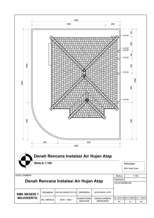 Gambar Kerja Rumah 2 Lantai (Gambar Arsitektural, Mekanikal Elektrikal ...